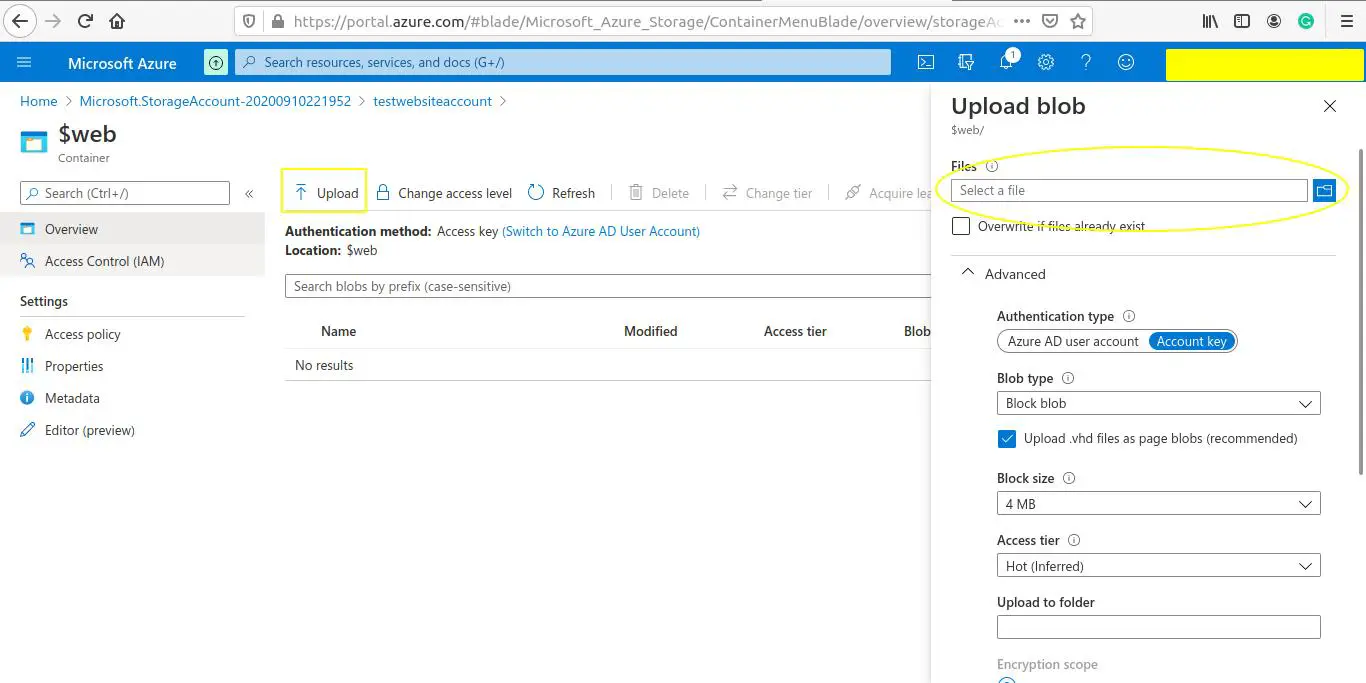 Static Website: Guide on hosting a static website free on Azure {update ...