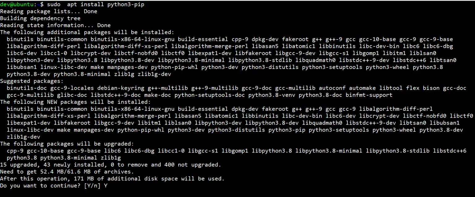 How to install Python in Linux correctly {Python 3.9 and pip 20.3 ...