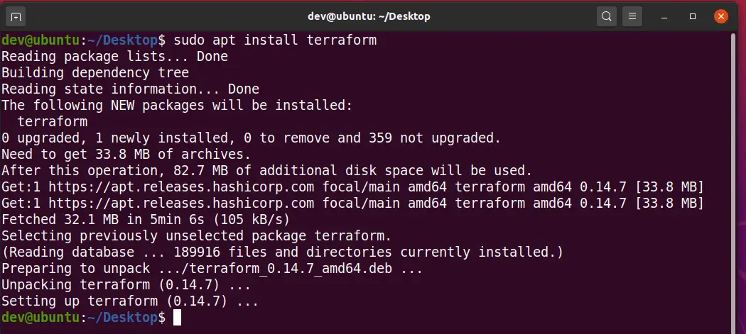 How To Install Terraform On Ubuntu 20 04 Linux {terraform 0 14