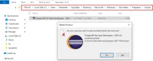 How to completely uninstall Eclipse IDE on Windows 10 satisfactorily ...