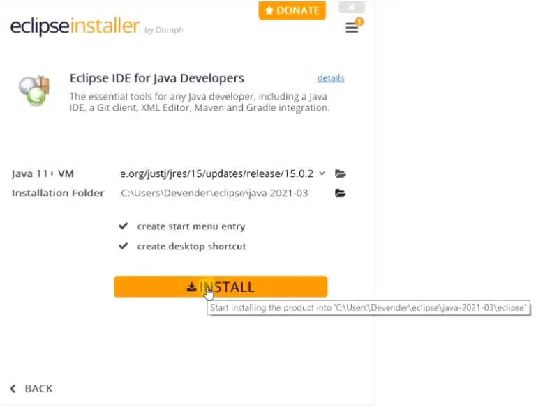 How to install Eclipse IDE in Windows 10 in easy way | Eclipse IDE 2021‑03 {Update 2023 ...