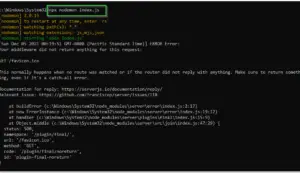 How to fix "nodemon command not found" error - [5 Solutions] - Technology Savy