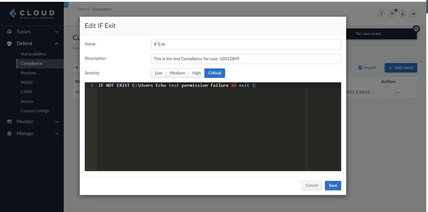 7 Steps - How to create custom compliance checks in Prisma Cloud ...